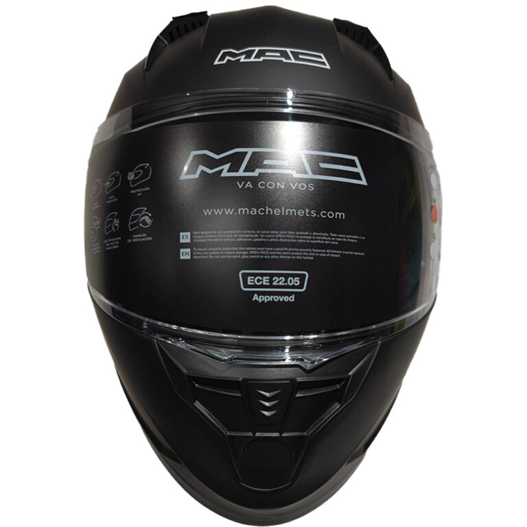 Casco Mac Bass - Negro Mate - City Motor