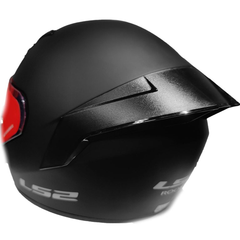 Casco Para Moto Ls2 352 Stinger Con Spoiler Negro Mate Casco Mac Bass ...